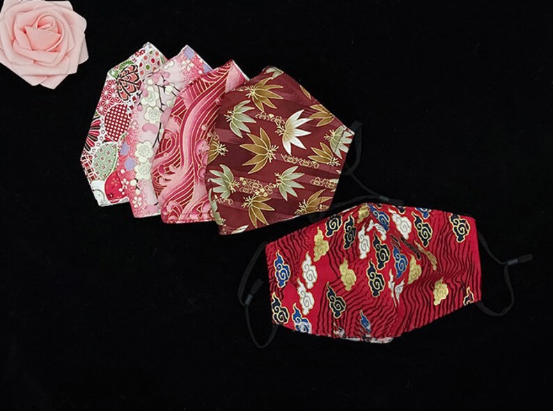 Cotton Face Mask Japanese Mask Washable Reusable Face Mask - Etsy UK