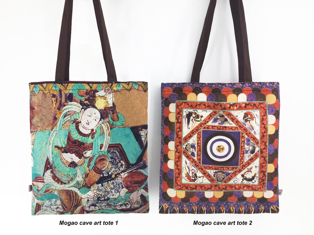 Tote Bag Canvas, Tote Bag, Buddha, Chinoiserie, Canvas Tote Bag, Canvas ...