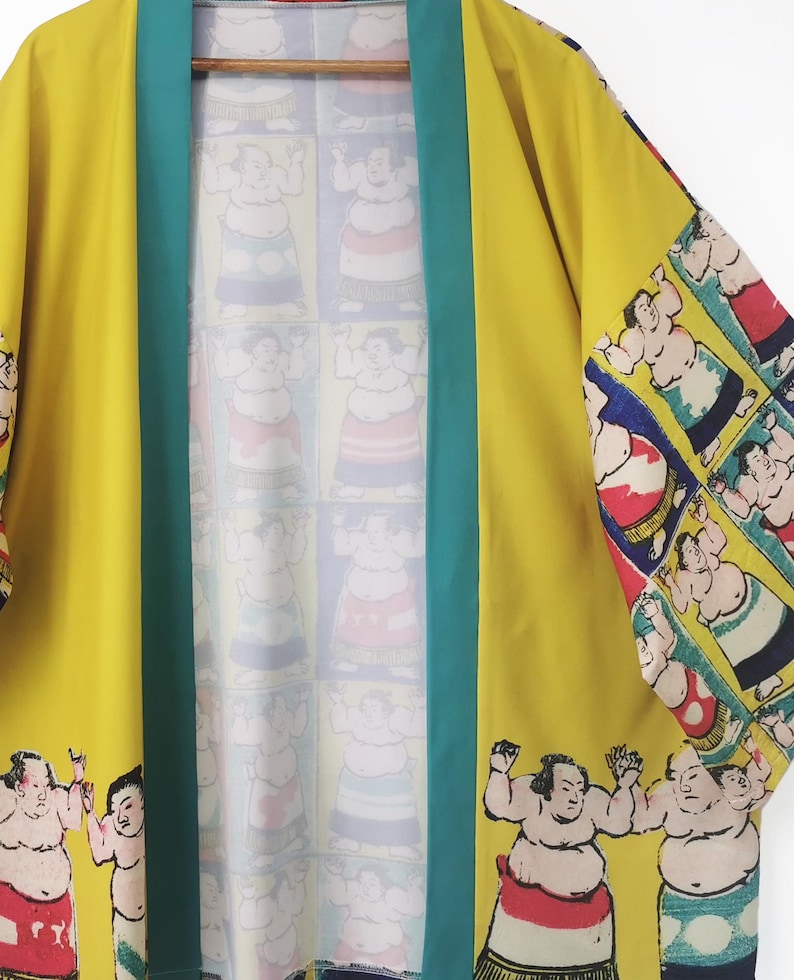 Sumo Kimono, Haori, Japanese Clothing, Kimono Jacket, Aesthetic ...