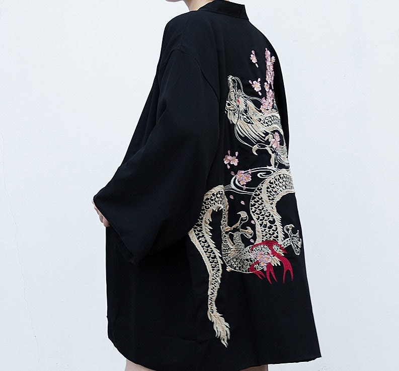 Kimono / Kimono Robe / Japan Kimono / Dragon Clothing / - Etsy UK