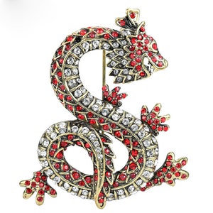 Japanese Gifts Dragon Pin DIY Chinese Brooch Craft - Etsy