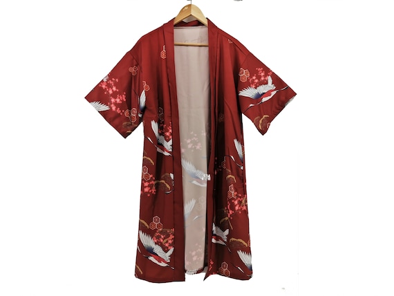 Black And Red Kimono For Men