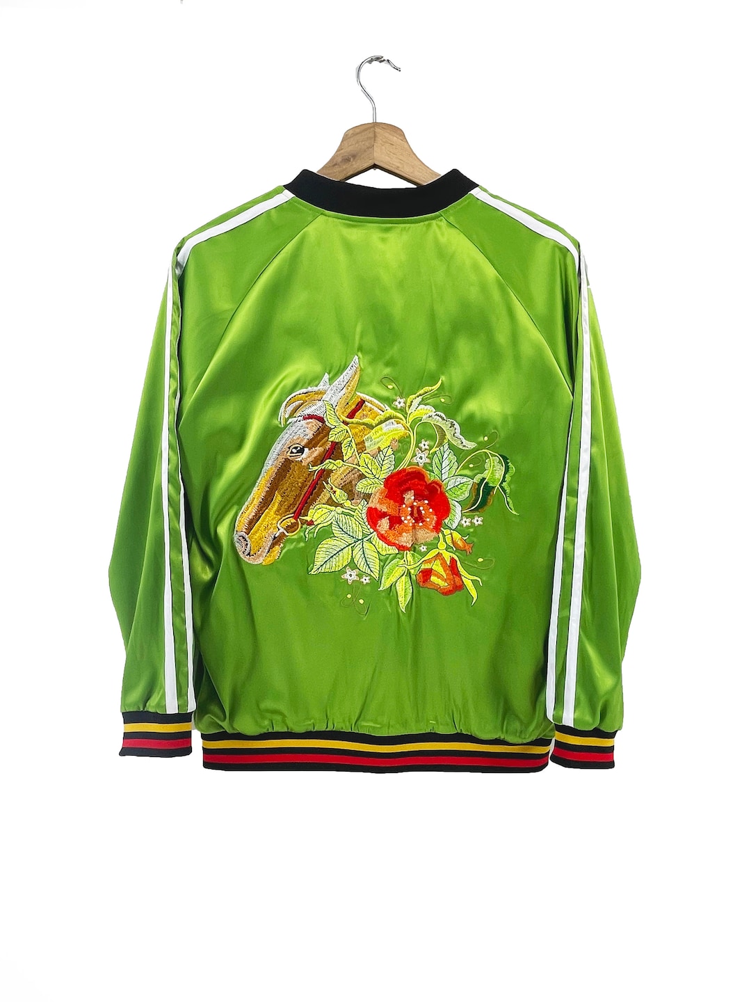 Sukajan Embroidery Souvenir Jacket, Bomber Jacket, Japanese Streetwear ...