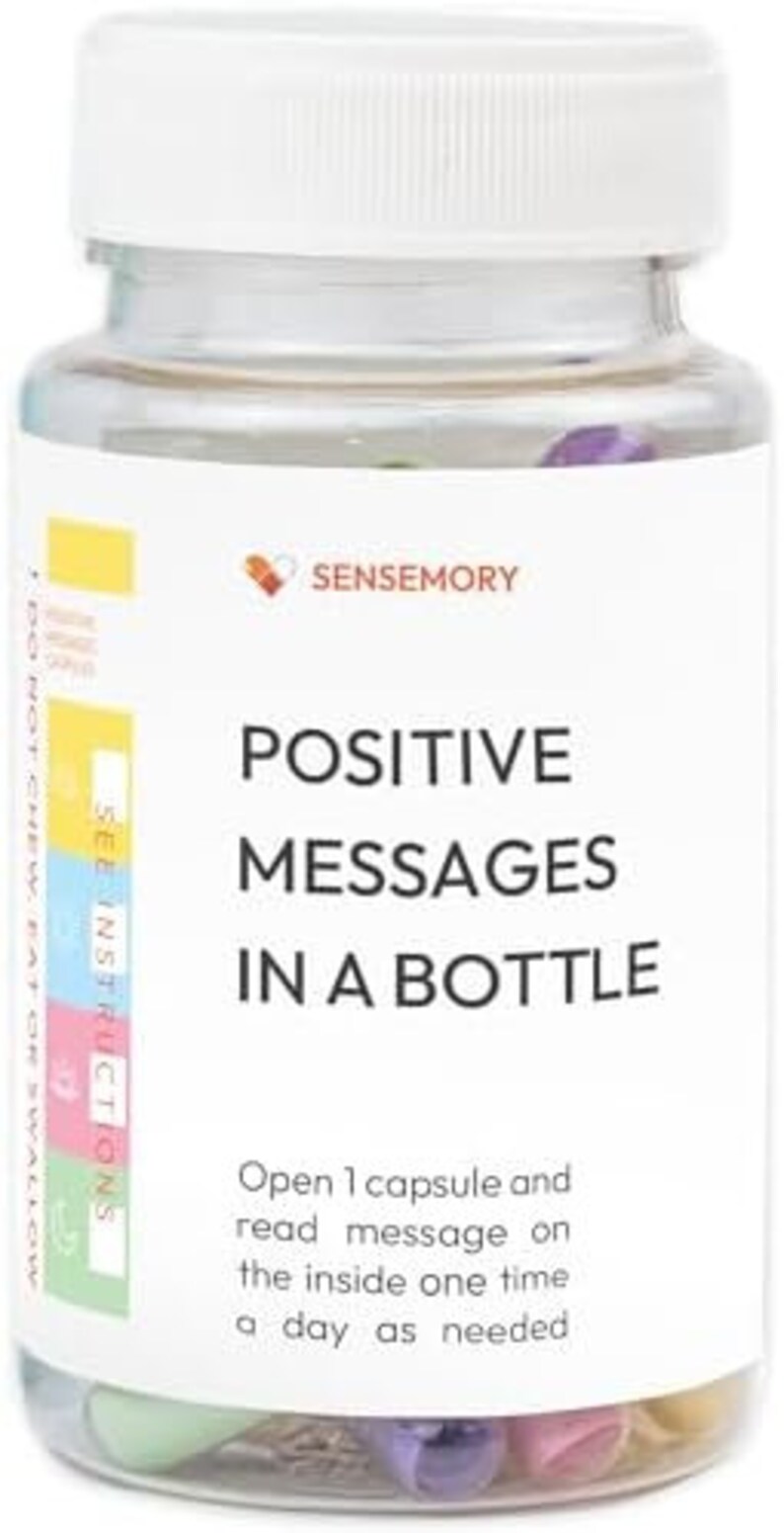 Positive Messages in a Bottle - 50 Pre-written Stress Relief, Positive ...