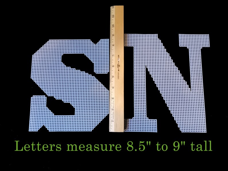 JUMBO ALPHABET Pre-cut Plastic Canvas Shapes Large LETTERS Big - Etsy