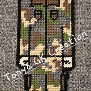 Flat Army Man Plastic Canvas Pattern, Toy Decoration (digital Download ...