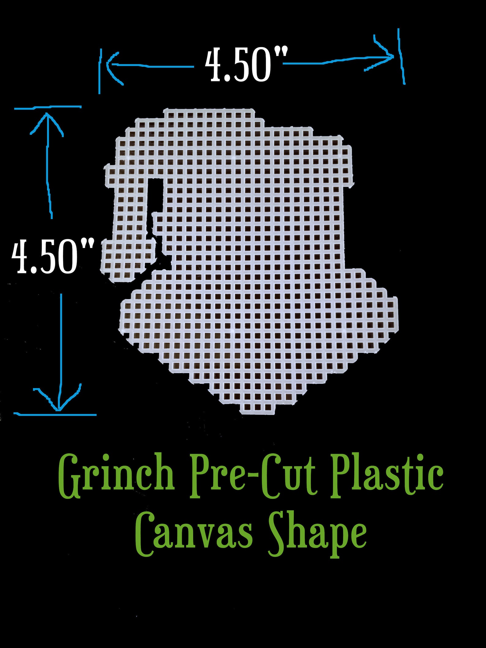 GRINCH Plastic CANVAS Pre-cut SHAPES Cut Outs Magnets Plant - Etsy