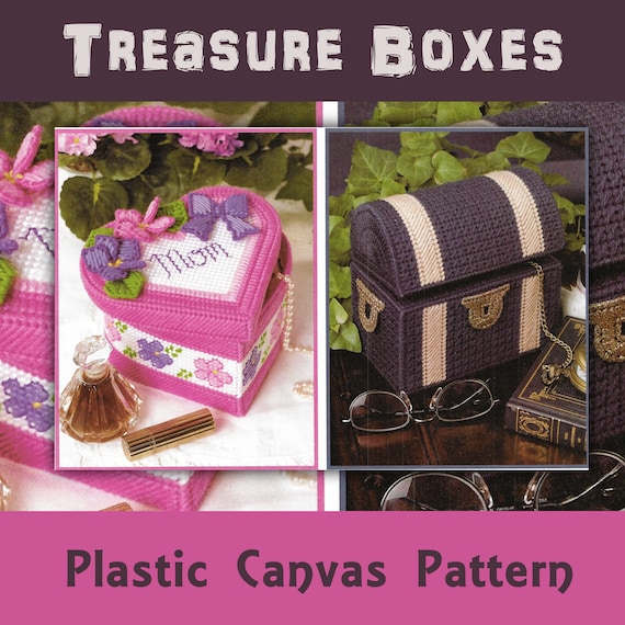 Treasure Chest Plastic Canvas Pattern
