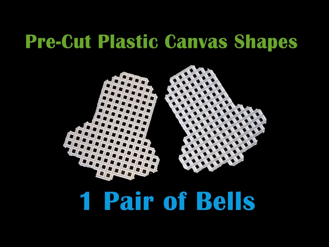 CHRISTMAS BELLS Pre-cut Plastic Canvas Shapes Pari 2 Wedding - Etsy