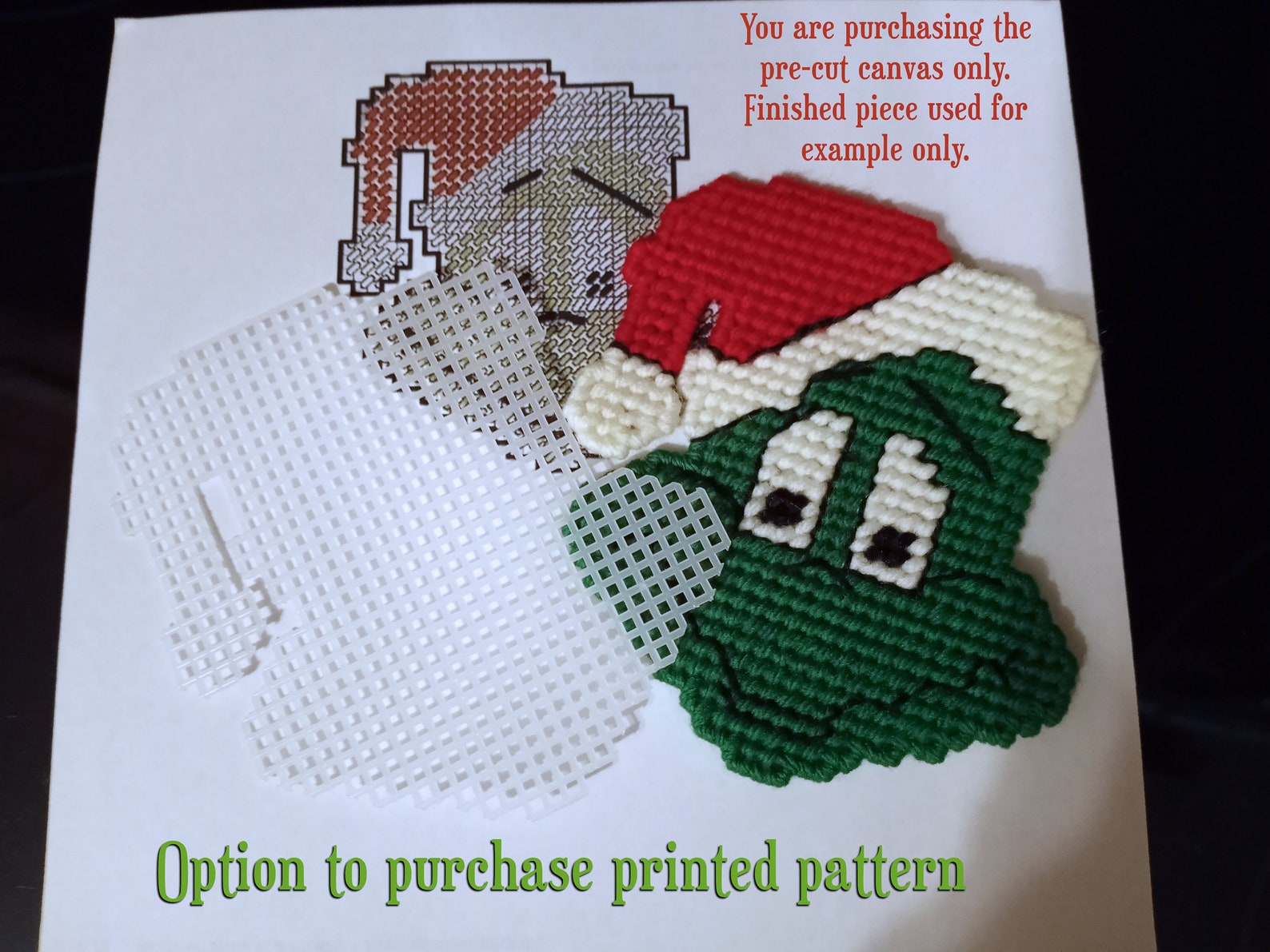 GRINCH Plastic CANVAS Pre-cut SHAPES Cut Outs Magnets Plant - Etsy