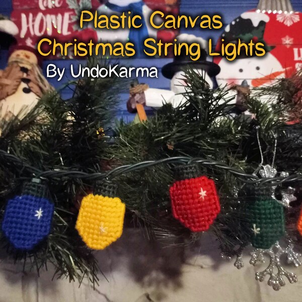 Plastic Canvas Christmas Light Pattern - Etsy