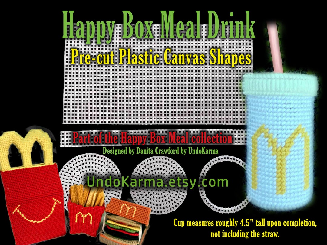 Plastic Canvas Drink Cup Add-on, Pre-cut Shapes - Etsy