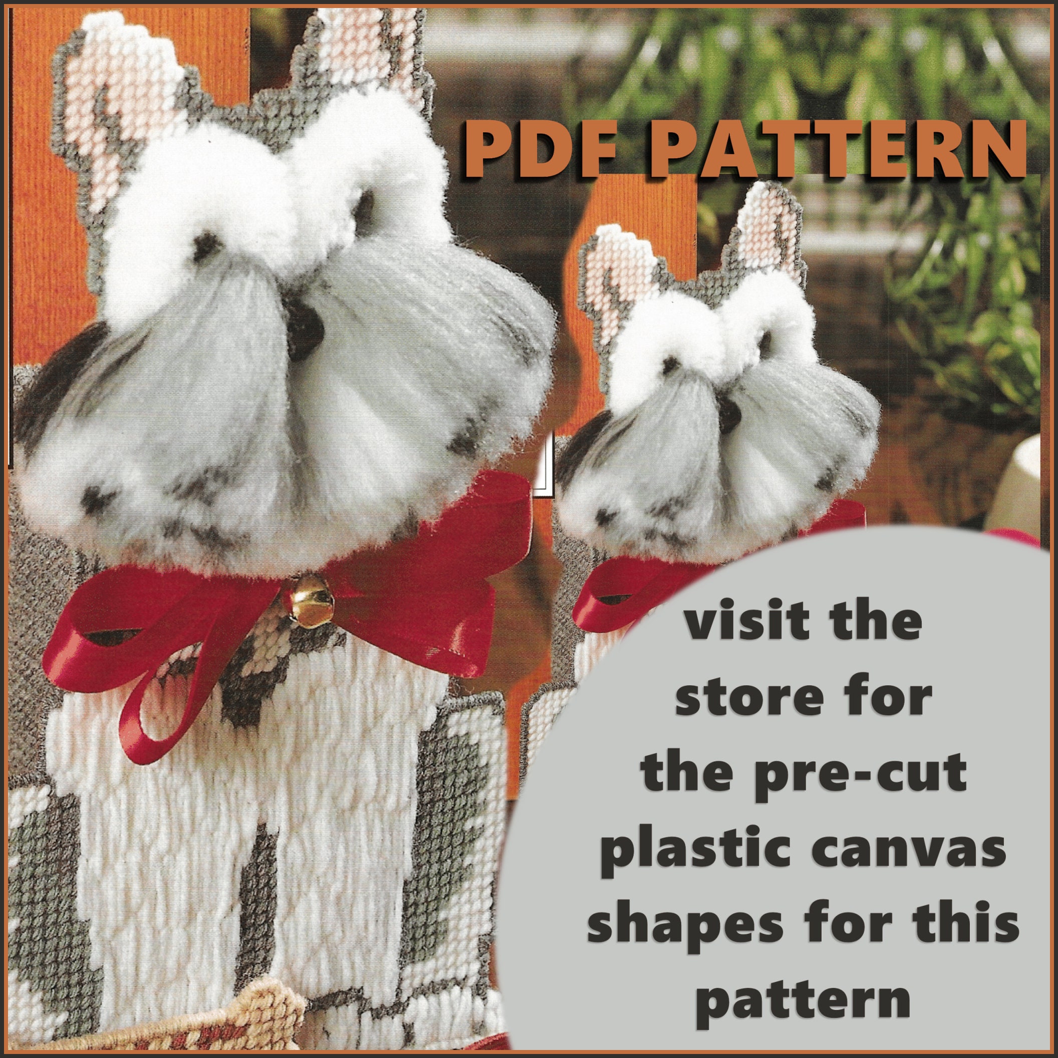 DOGGIE Doorstop PLASTIC Canvas PATTERN Instant Digital | Etsy