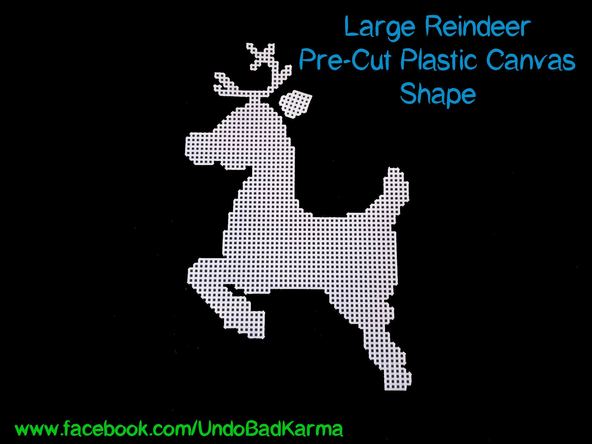 REINDEER Plastic Canvas Pre-cut Shapes CHRISTMAS Large Wall - Etsy