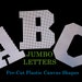 JUMBO ALPHABET Pre-cut Plastic Canvas Shapes Large LETTERS Big 8.5 9 ...