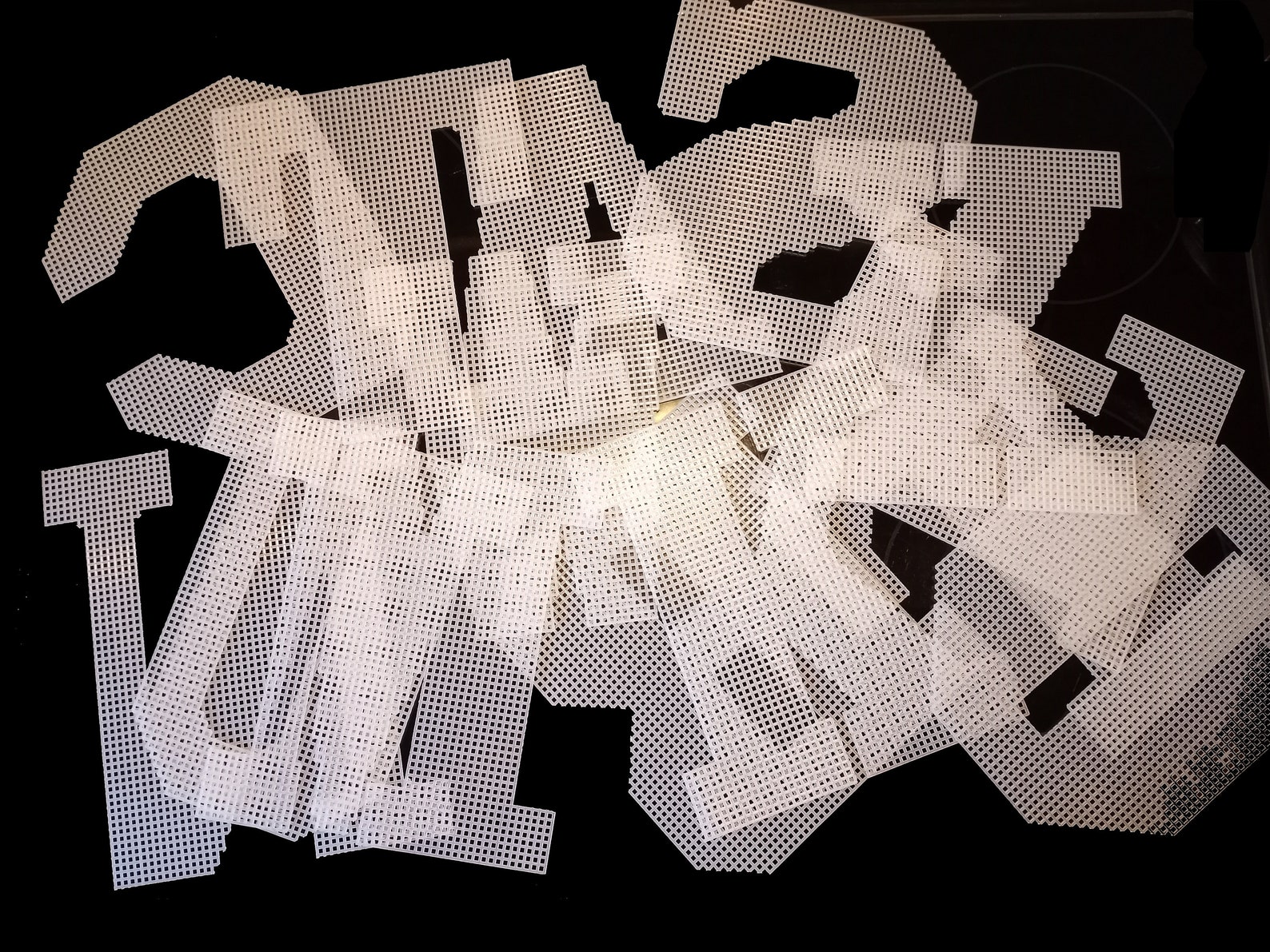 JUMBO ALPHABET Pre-cut Plastic Canvas Shapes Large LETTERS Big - Etsy