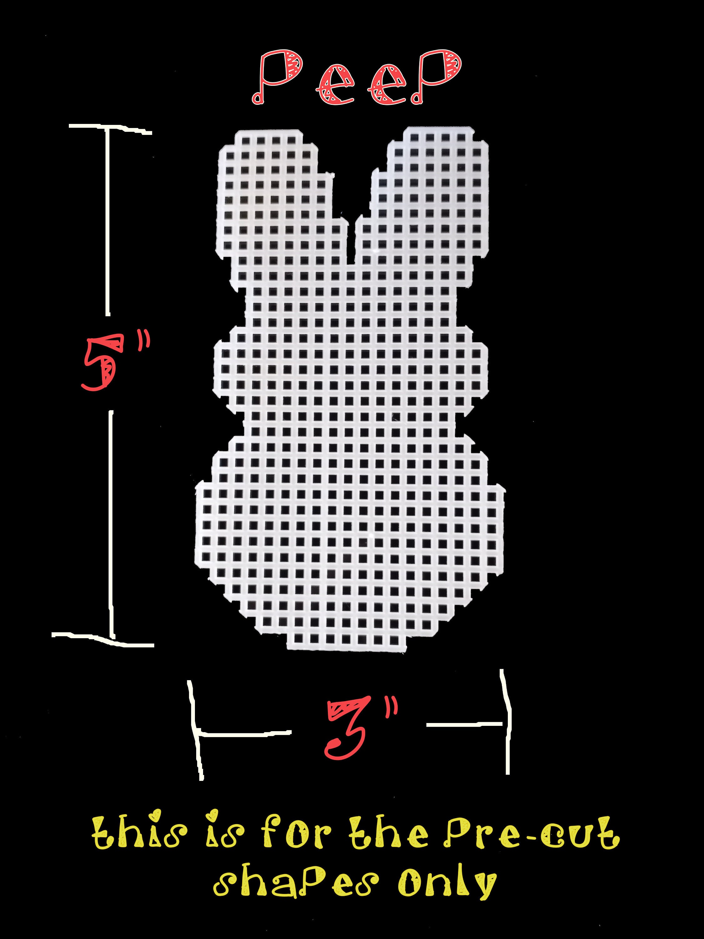 PEEPS Pre-cut Plastic Canvas Shapes EASTER Spring Magnets - Etsy