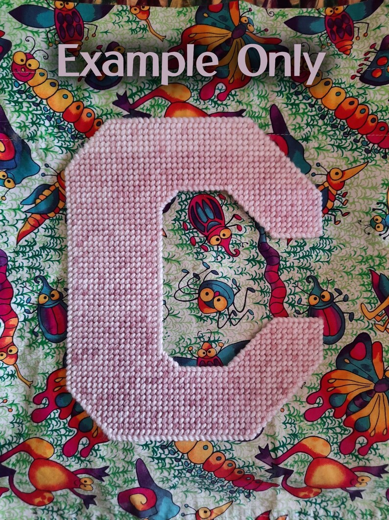 JUMBO ALPHABET Pre-cut Plastic Canvas Shapes Large LETTERS Big - Etsy