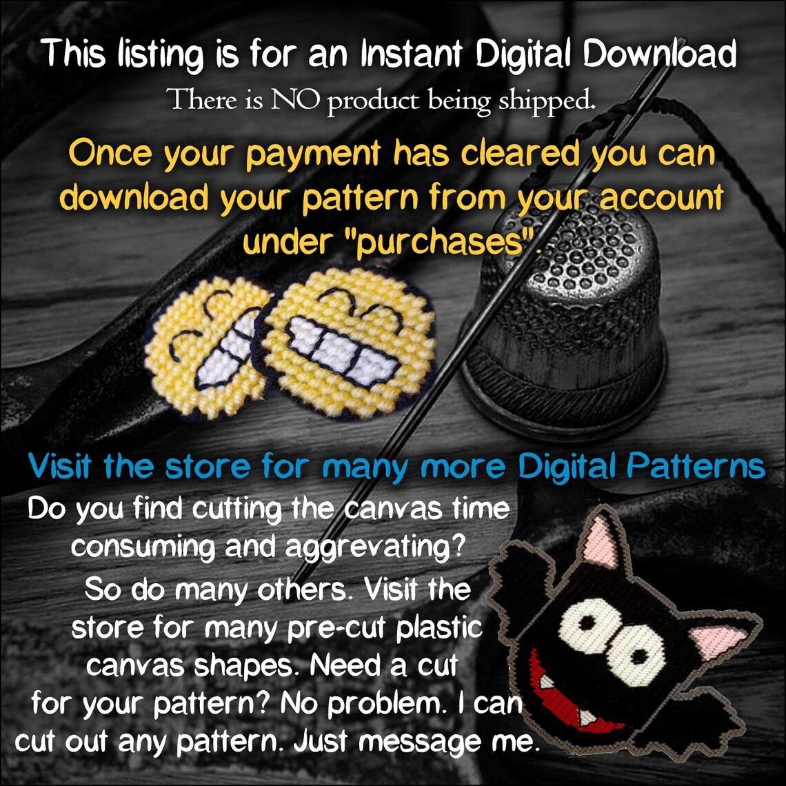 MAGNETS in PLASTIC CANVAS Pattern Book Digital Download Egg Orange ...