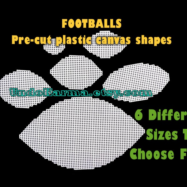 Plastic Canvas Football - Etsy