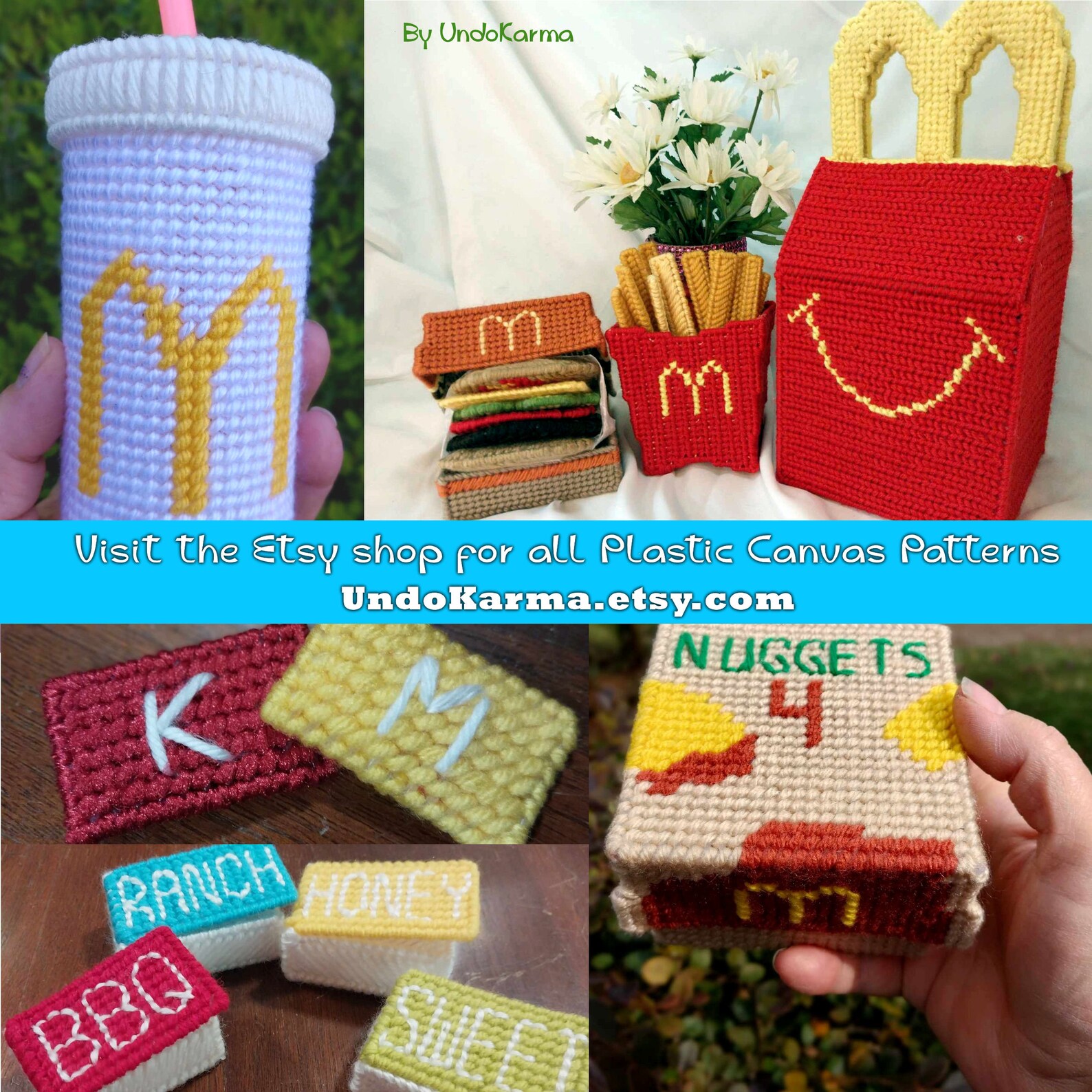Drink Cup Plastic Canvas Pattern Add on (PDF Pattern) - Etsy