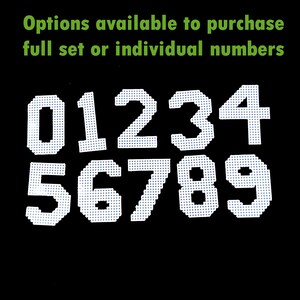 3.5 NUMBERS Plastic Canvas Pre-cut Shapes Sew Craft DIY | Etsy