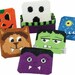 Halloween MONSTER MASH 6-piece Plastic Canvas Pre-cut Shapes Cutouts ...
