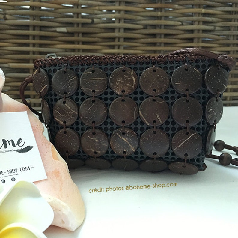 Little Bag COCO Purse Coco and Wood Pearl Boho Hippie-chic - Etsy