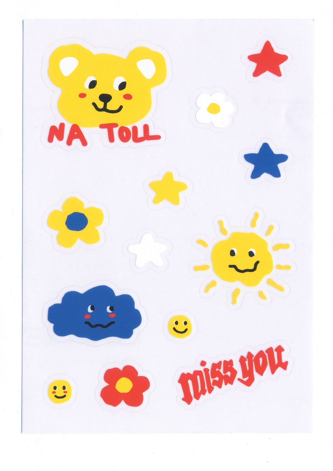 Naa Toll Sticker Sheet - Etsy