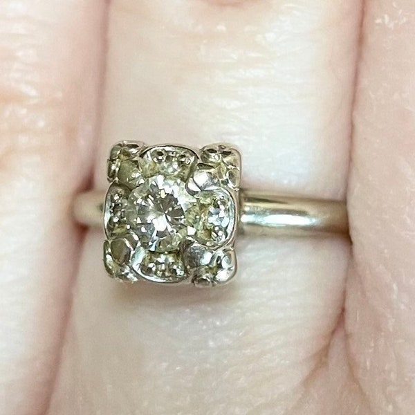 Round Square Ring - Etsy