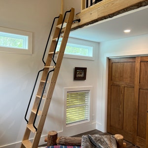 Wood Ladder, Loft Ladder, Library Ladder: Made to Order! - Etsy