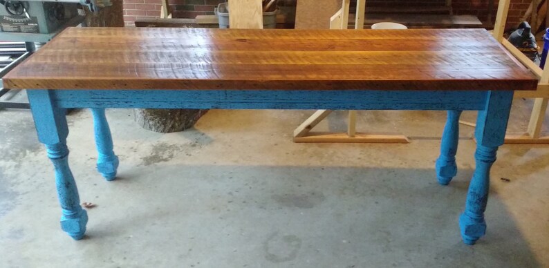 Farmhouse Table made from reclaimed wood custom made to | Etsy