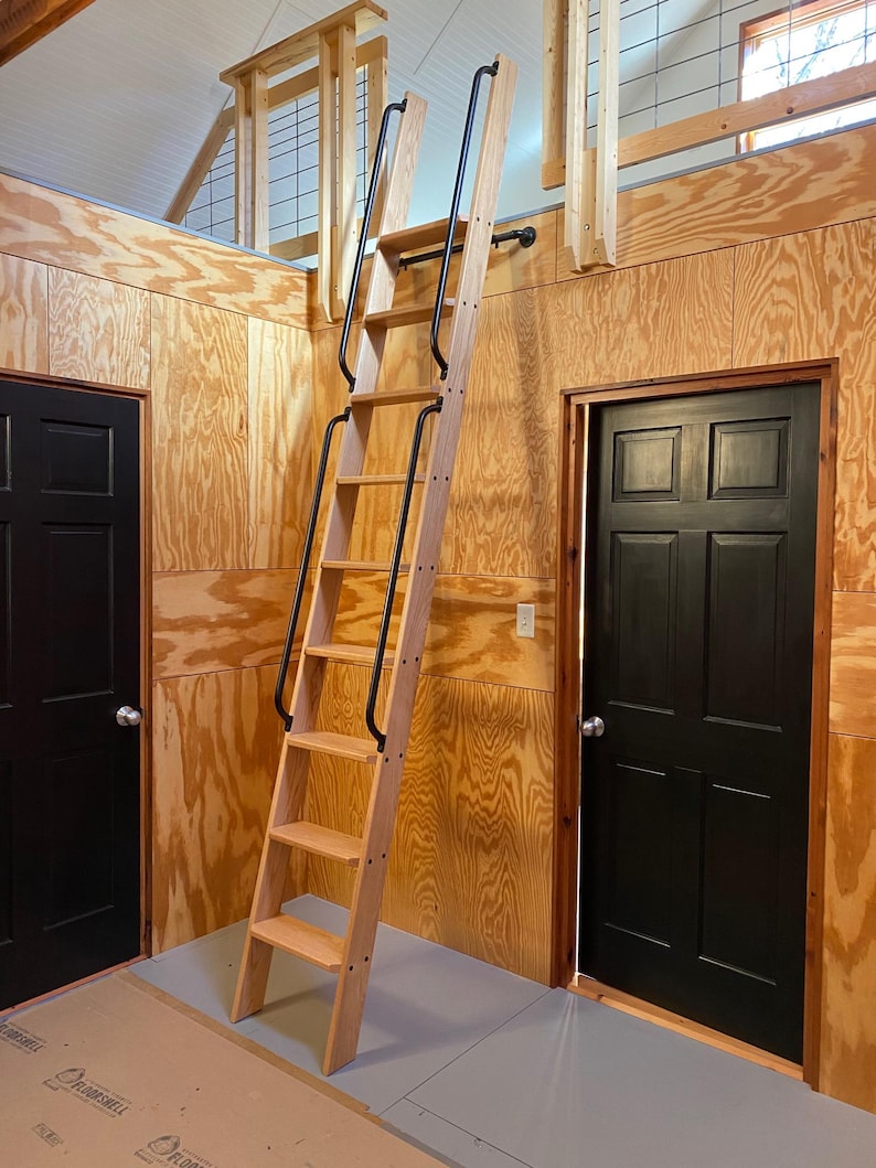 Wood Ladder, Loft Ladder, Library Ladder: Made to Order! - Etsy