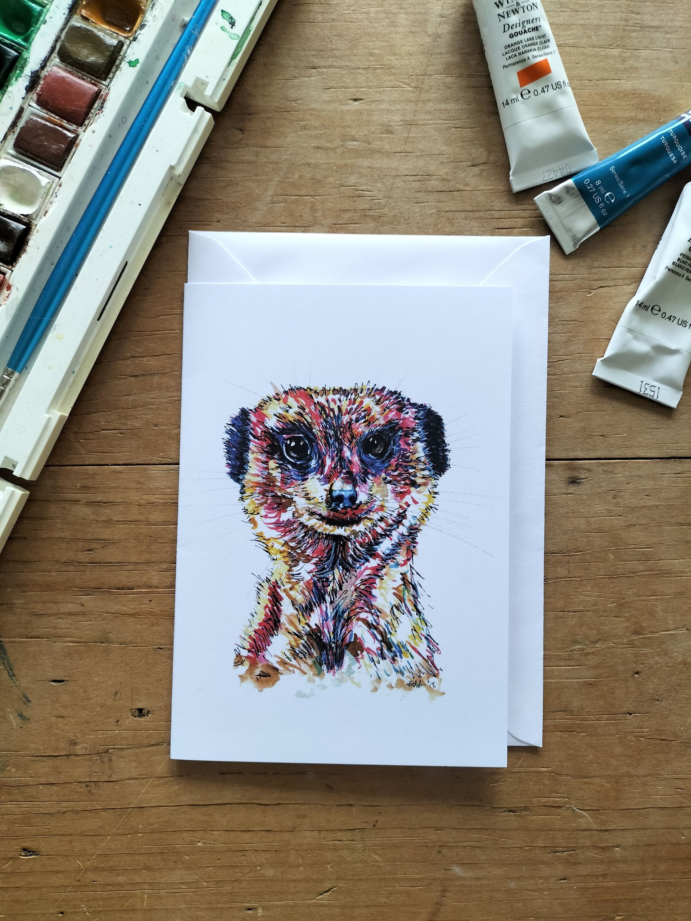 Meerkat, Meerkat Card, Meerkat Print, Meerkat Cards, Birthday Cards ...