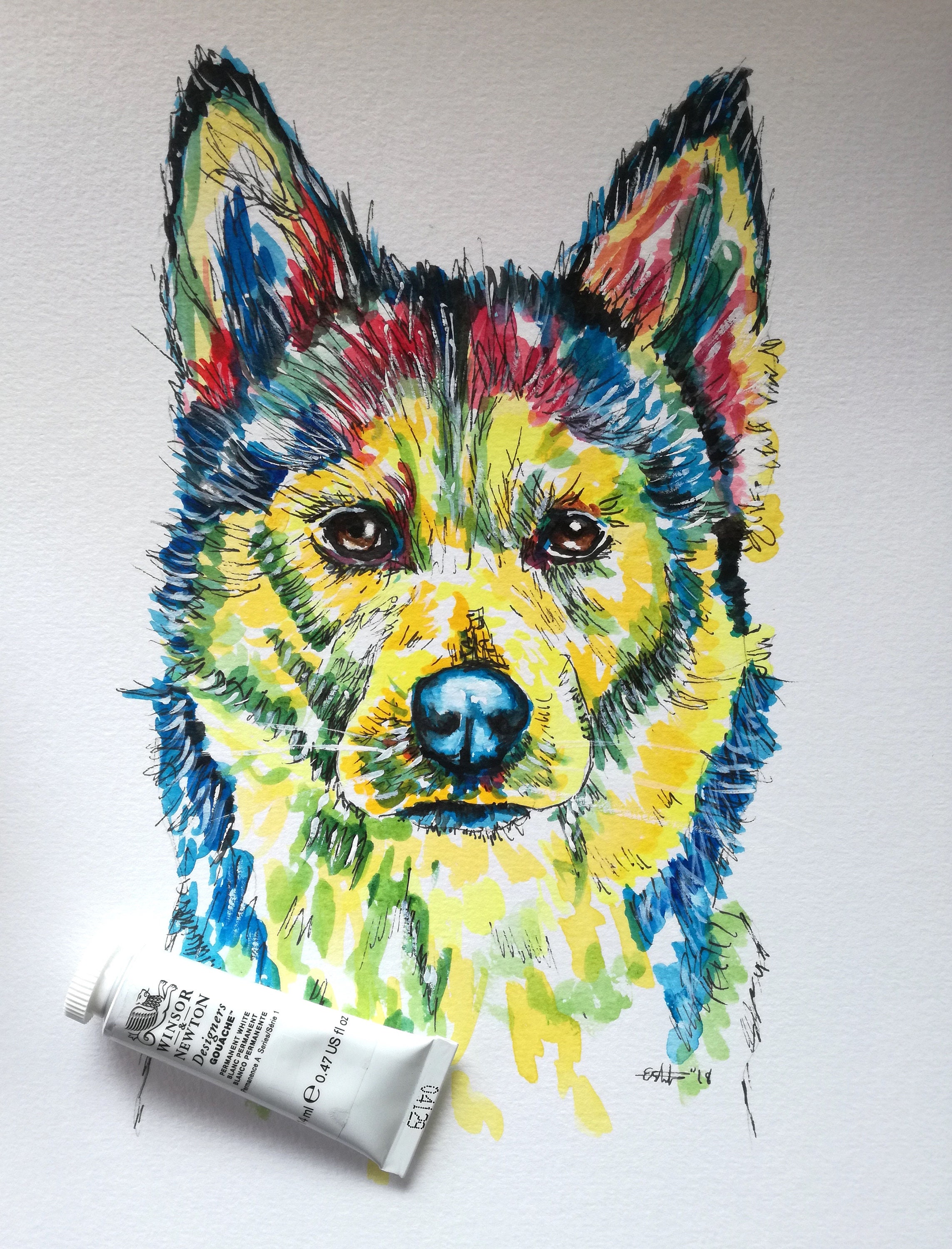 Husky Card Husky Cards Dog Cards Dog Card Husky Gifts - Etsy