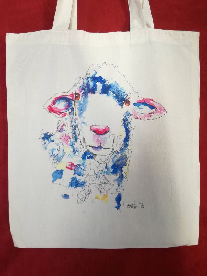 Sheep Bag Sheep Tote Bag Sheep Shopping Bag Animal Bag - Etsy