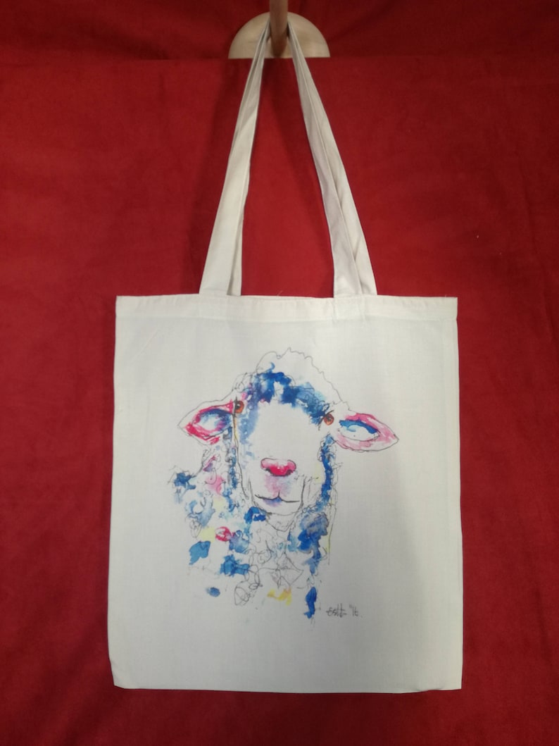 Sheep Bag Sheep Tote Bag Sheep Shopping Bag Animal Bag - Etsy