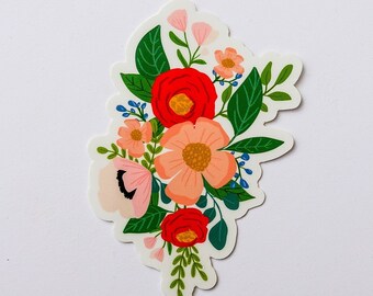 Flower Laptop Sticker - Etsy