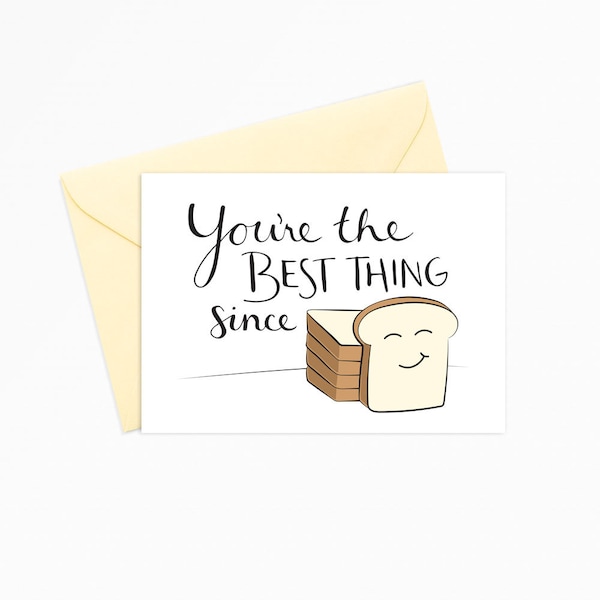 Bread Anniversary Card - Etsy