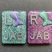 Mermaid Xray Markers With 2 or 3 Initials Rectangle Glitter - Etsy