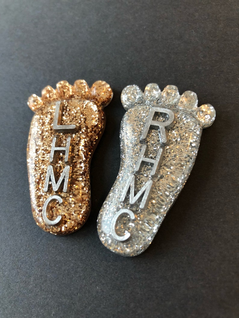 Cute Feet Xray Markers 3 Initials, Glitter, Podiatry - Etsy