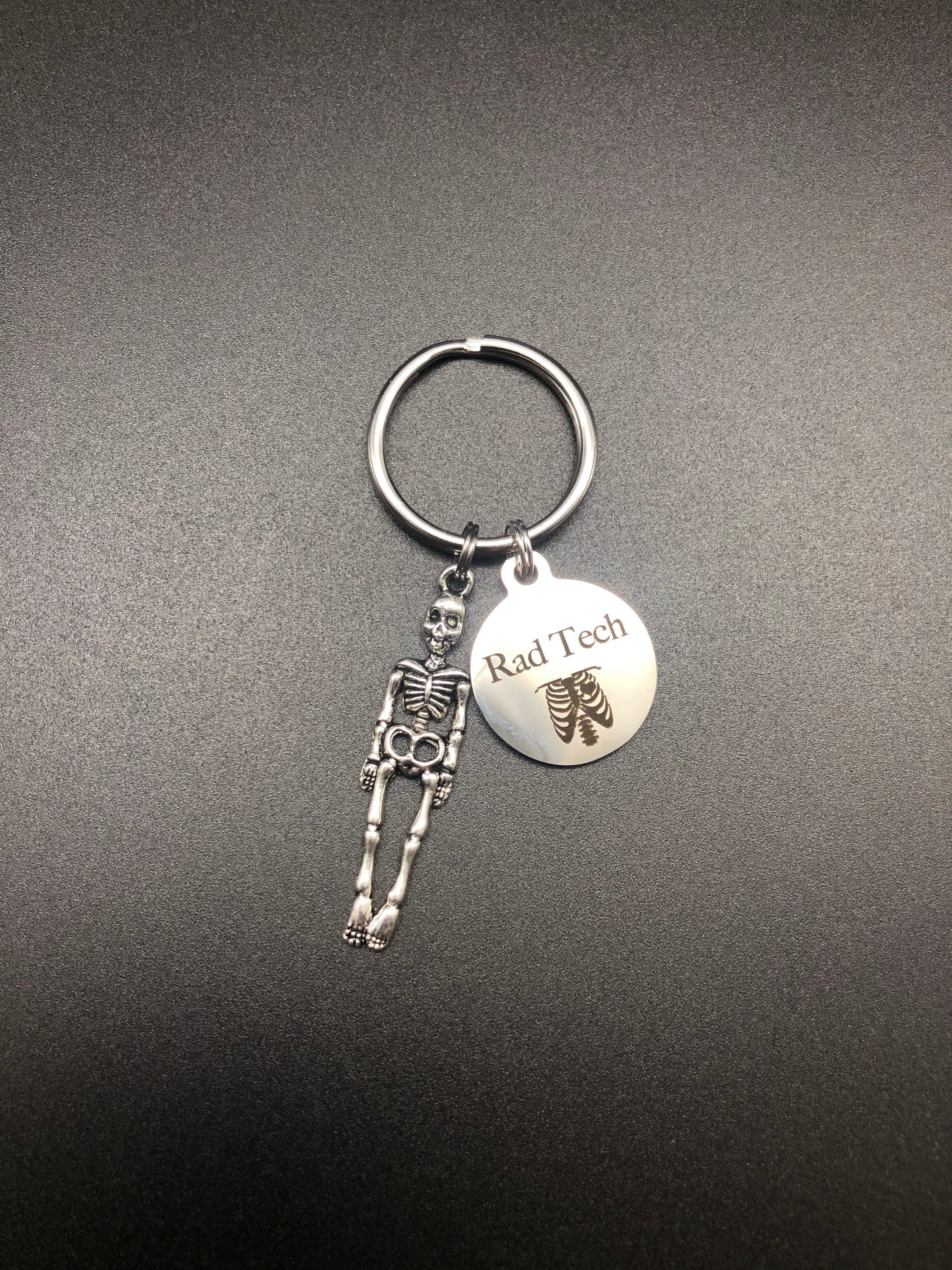 Radiology Technologist Gift Bundle, Rad Tech and Skeleton Keychain ...