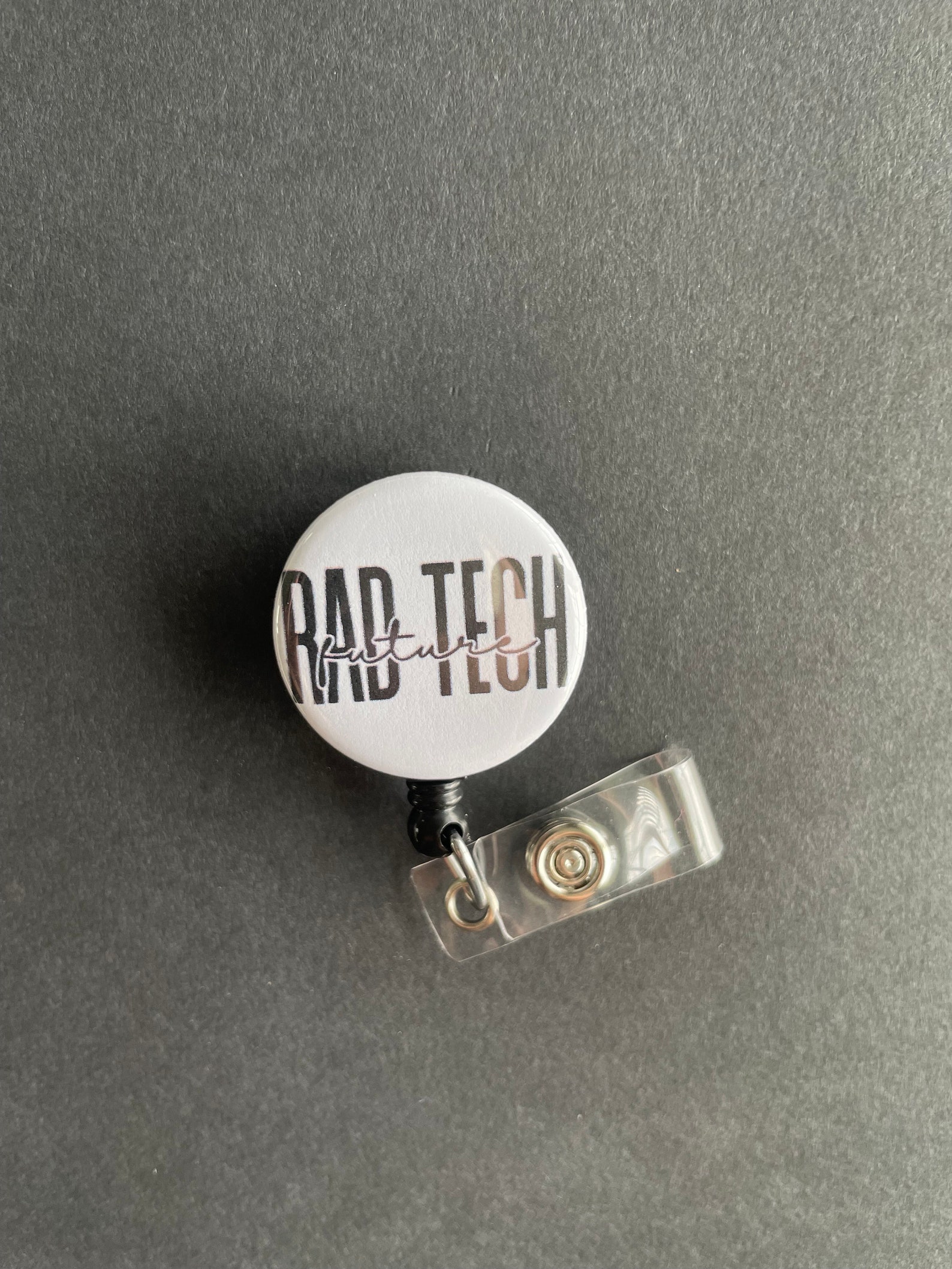 Future Rad Tech Badge Holder, Retractable ID Badge Reel, Radiology ...