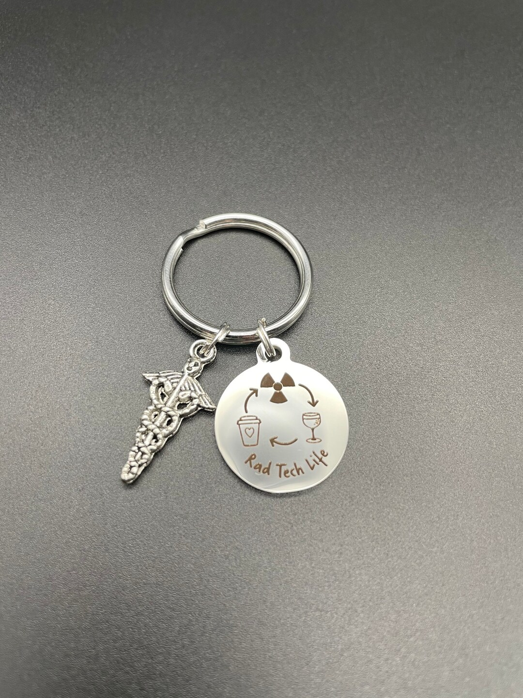 Rad Tech Life Keychain, Radiology, Graduation, Skeleton, Xray Tech ...