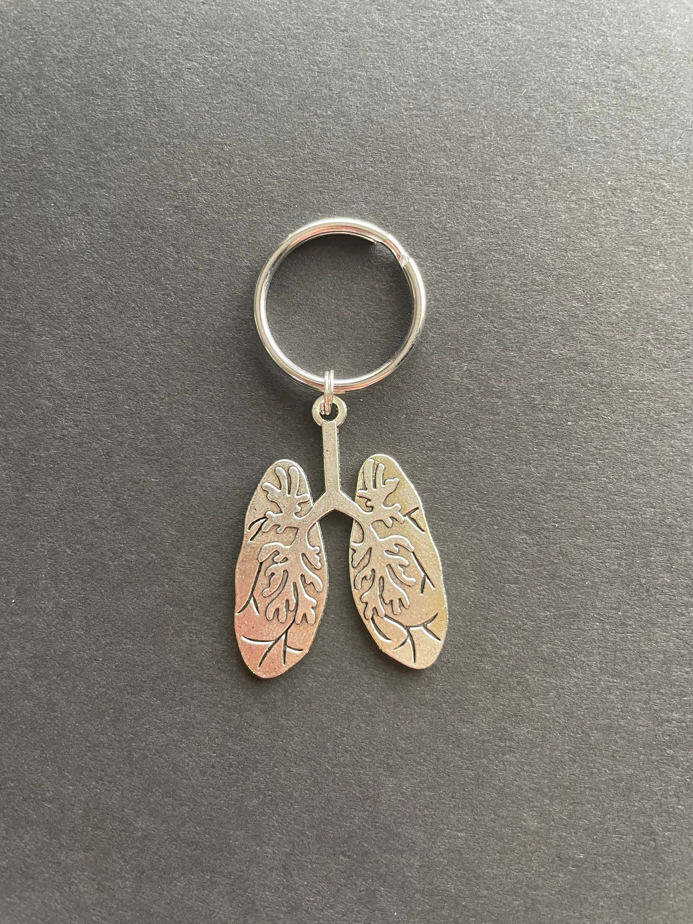 Lungs Keychain, Medical, Gift, Anatomy, Thorax, Pulmonary ...