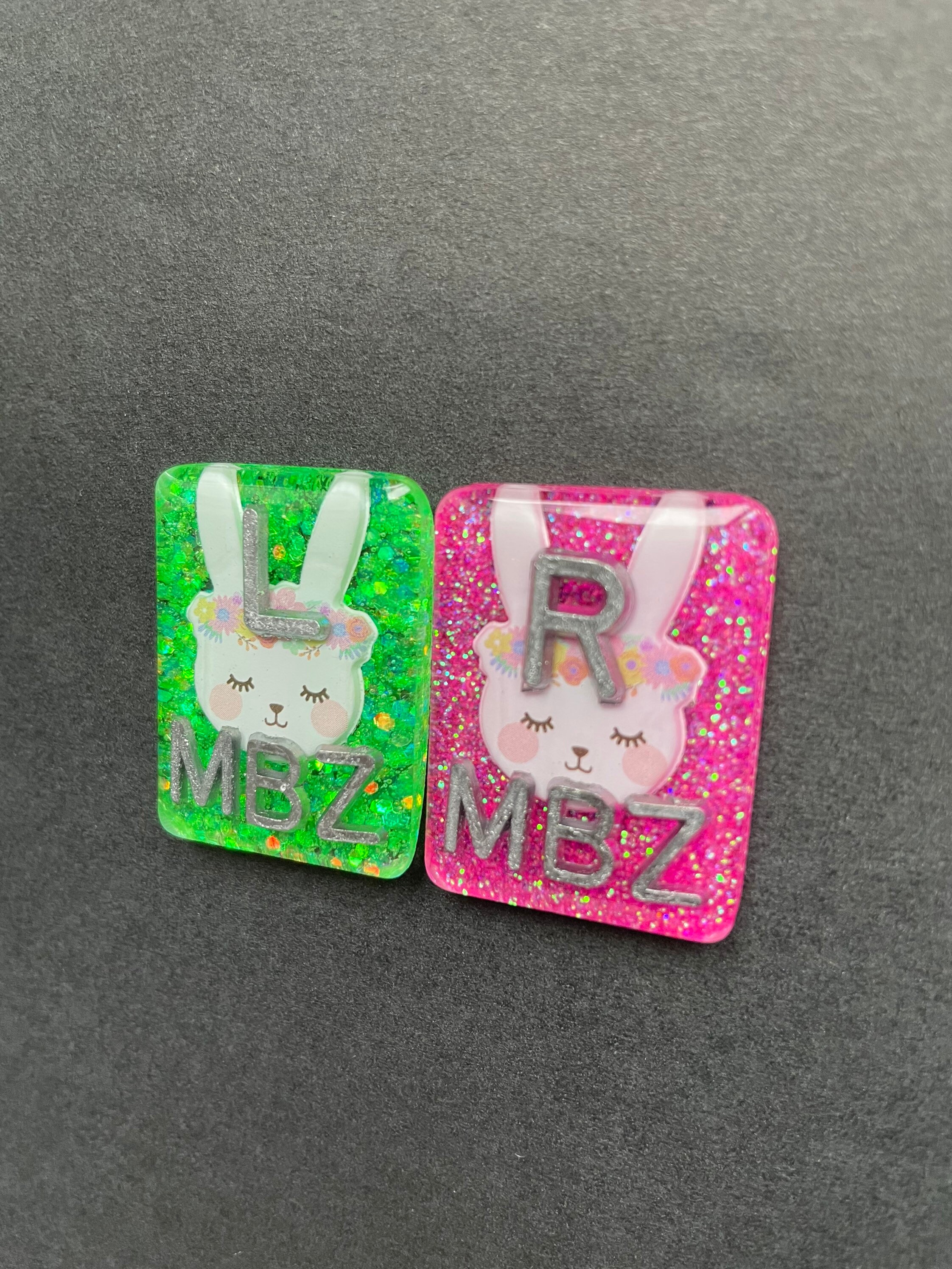 Bunny Xray Markers, Easter, Spring, Flowers, With 2 or 3 Initials - Etsy