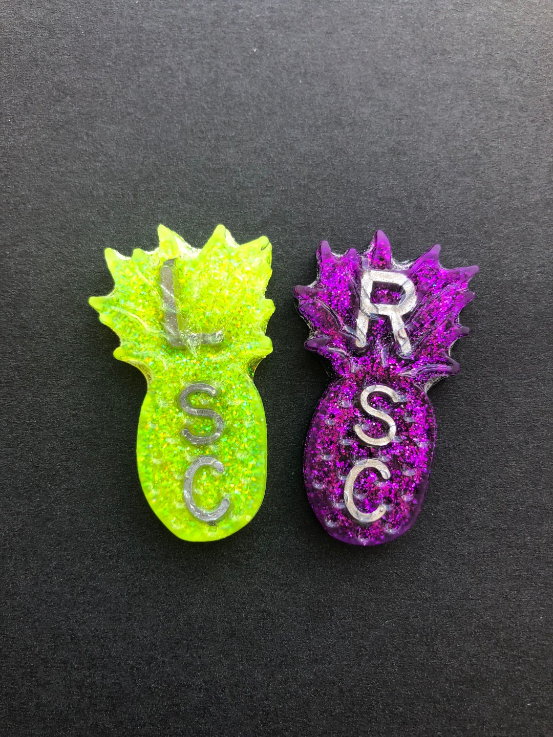 Pineapple Shaped Xray Markers, With 2 Initials, Glitter - Etsy