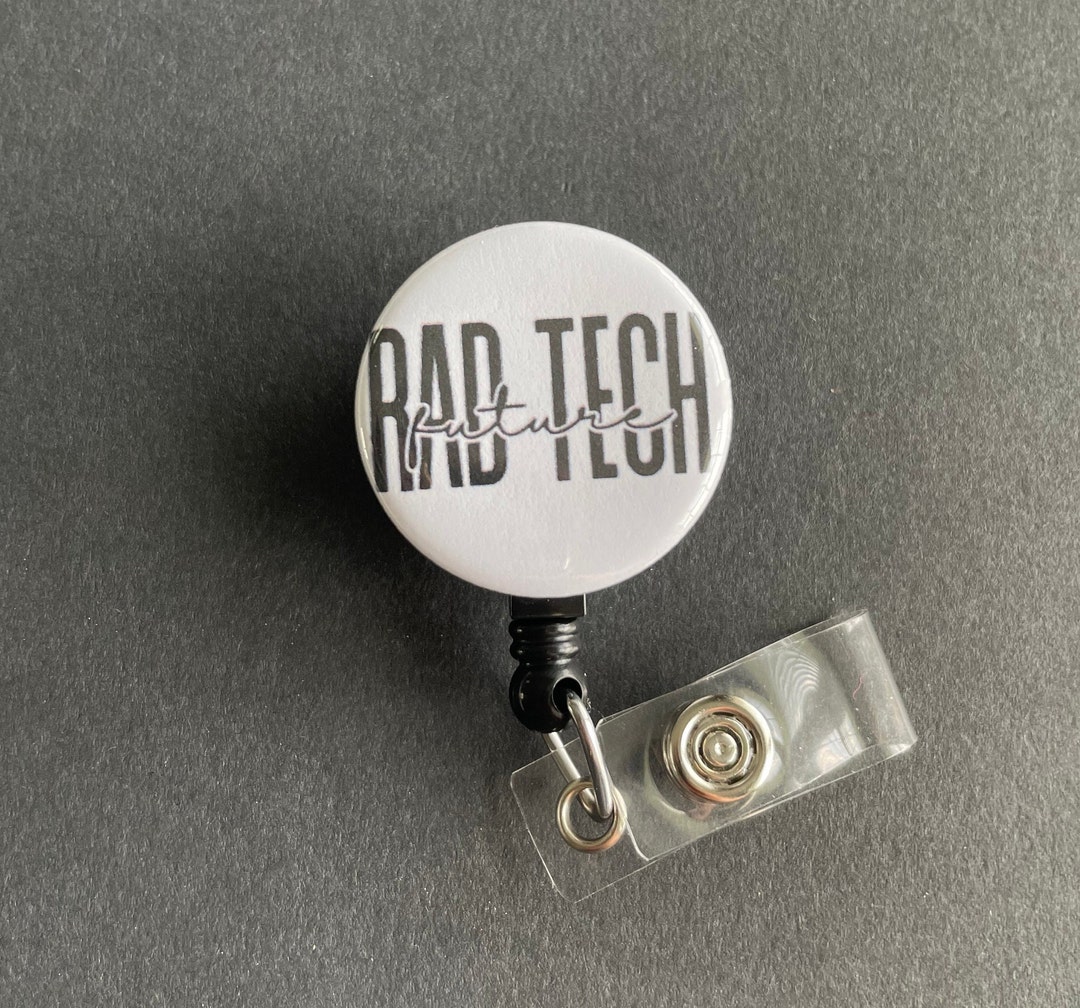 Future Rad Tech Badge Holder, Retractable ID Badge Reel, Radiology ...