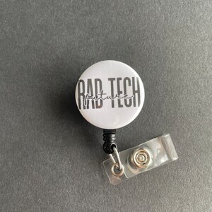 Future Rad Tech Badge Holder, Retractable ID Badge Reel, Radiology ...