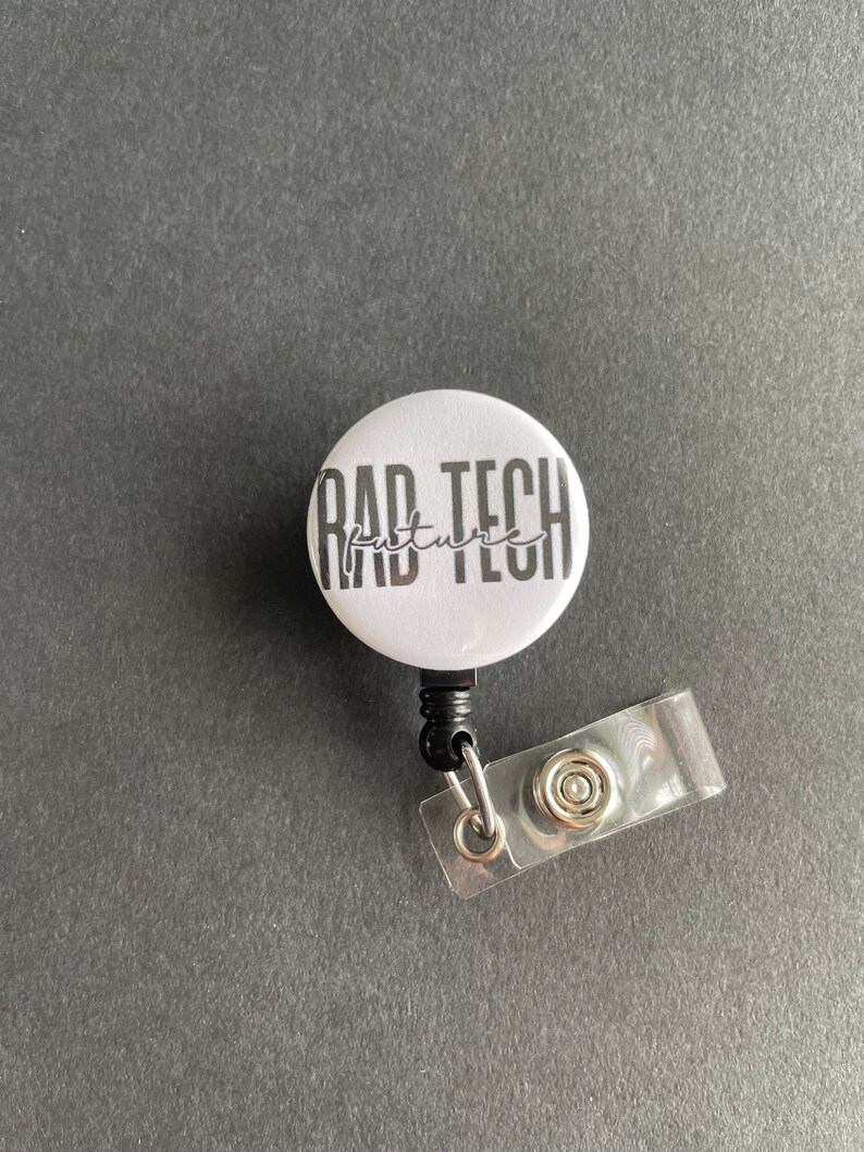 Future Rad Tech Badge Holder, Retractable ID Badge Reel, Radiology ...